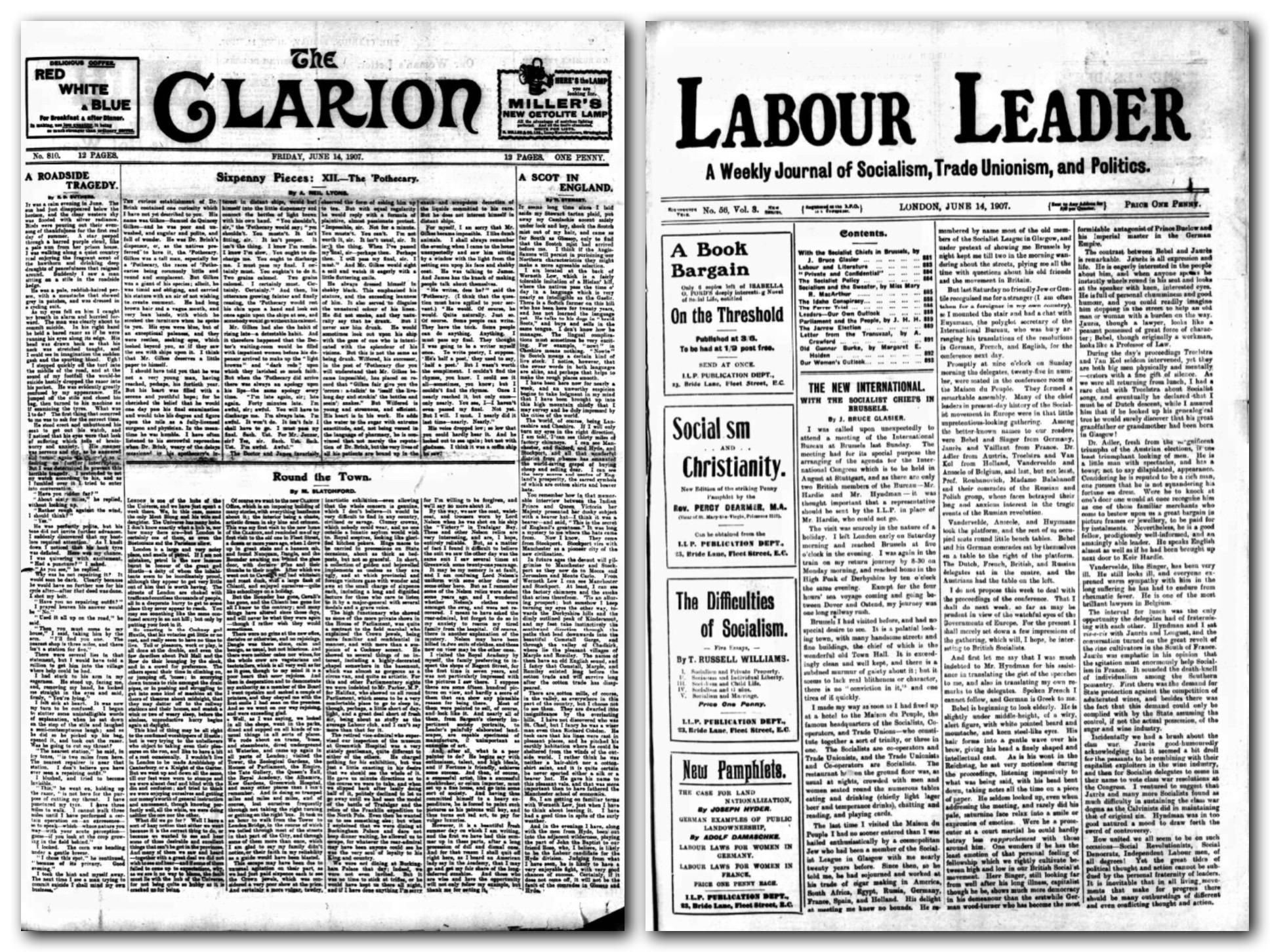 The Labour Leader and the Clarion: rival socialist newspapers in the ...