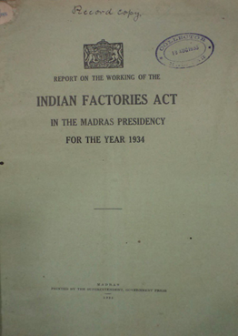 The Indian Factories Act 1881 and workers’ rights – Society for the ...