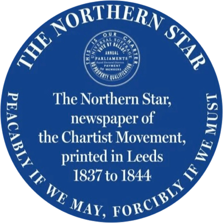 A blue plaque for the Chartist Northern Star – Society for the Study of ...