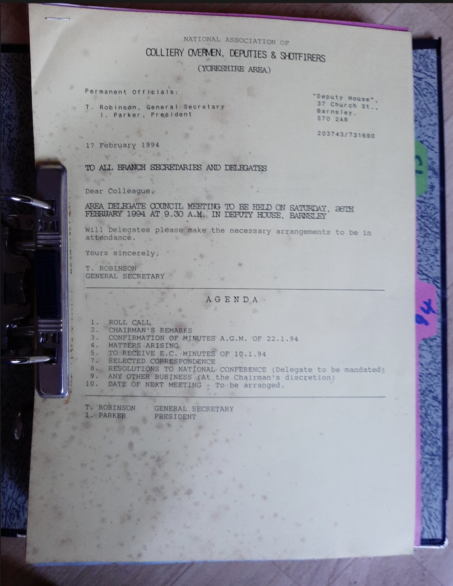 Mining union records feared destroyed are rediscovered after a decade ...